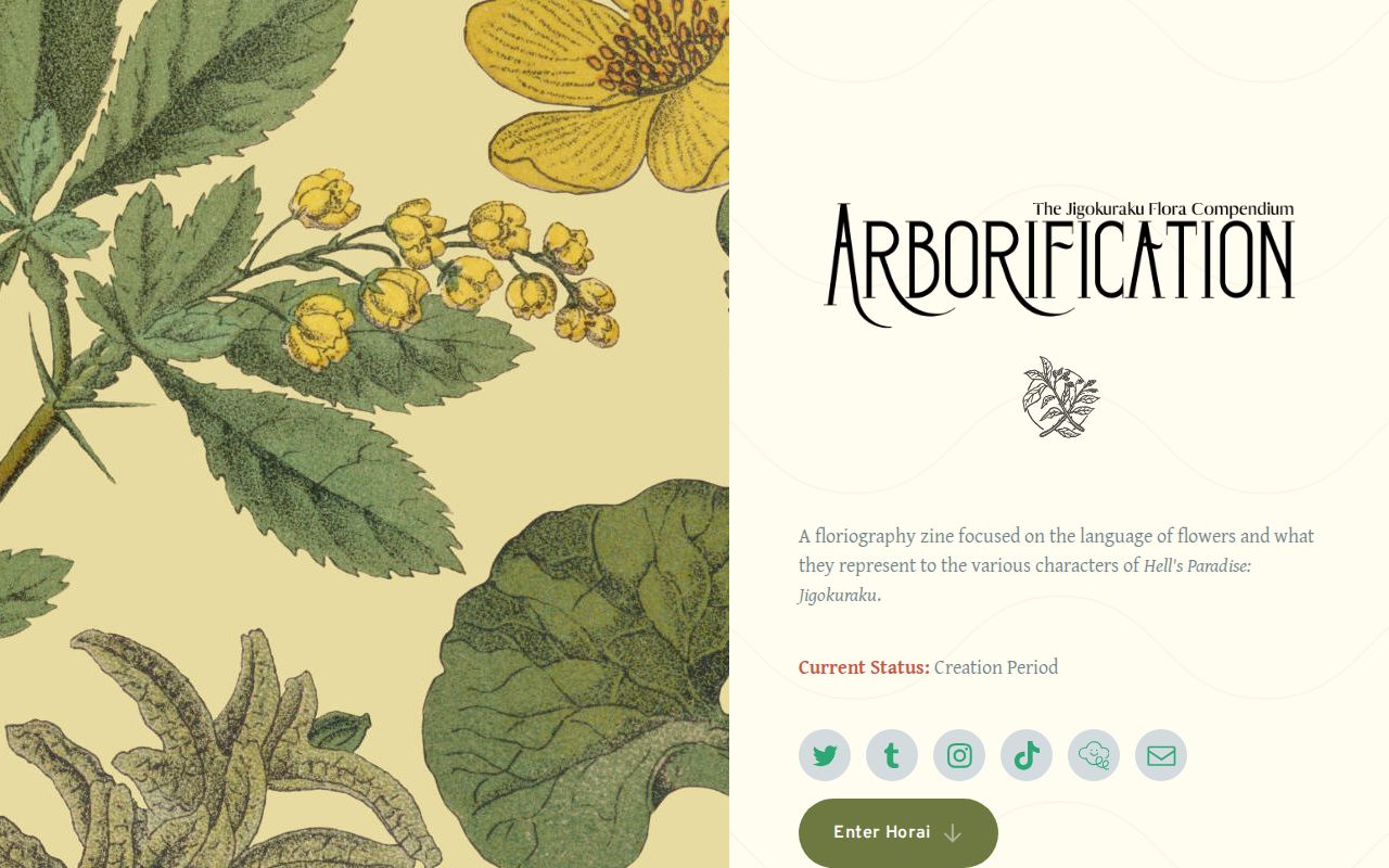 Arborification: The Jigokuraku Flora Compendium